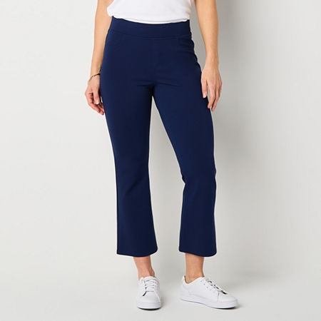 Click here for St. Johns Bay Womens Straight High Rise Cropped Pa... prices