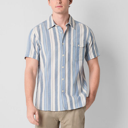 Click here for Frye and Co. Mens Short Sleeve Regular Fit Button-... prices