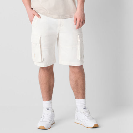 Arizona Mens 10 1/2 Cargo Short  34  White