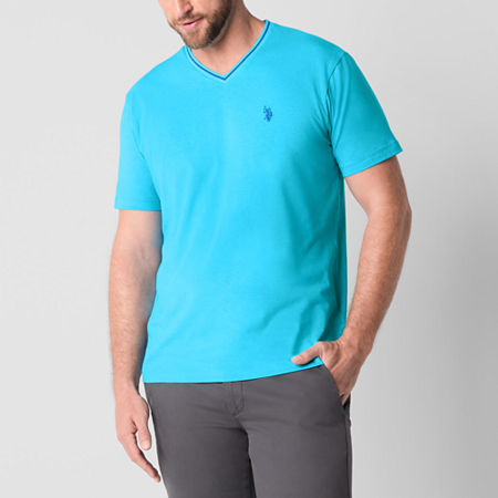 Click here for U.S. Polo Assn. Tipped Stretch Mens V Neck Short S... prices