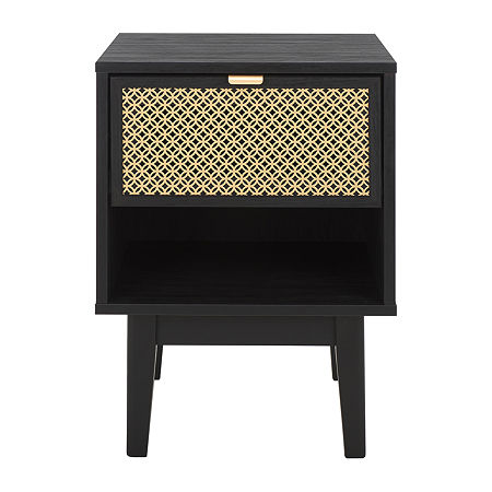 Click here for Ceu 1-Drawer Nightstand  One Size  Black prices
