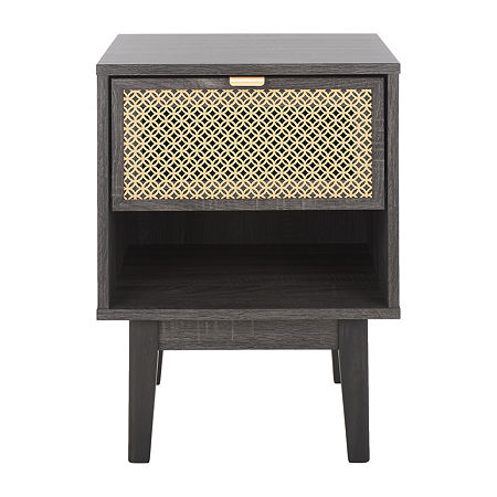 Click here for Ceu 1-Drawer Nightstand  One Size  Black prices