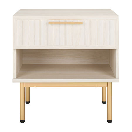 Click here for Axelle 1-Drawer Nightstand  One Size  White prices
