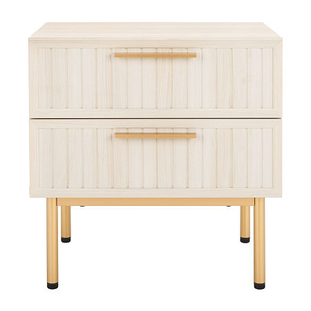 Click here for Axelle 2-Drawer Nightstand  One Size  White prices