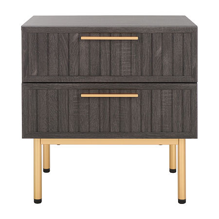 Click here for Axelle 2-Drawer Nightstand  One Size  Black prices