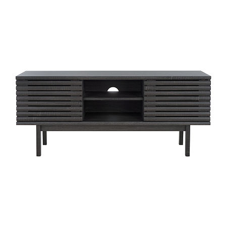Click here for Aricia Small 2 Door Media Stand - Distressed black prices