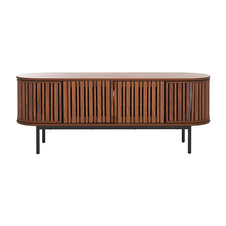 Click here for Enid 4 Door Media Stand - Walnut prices