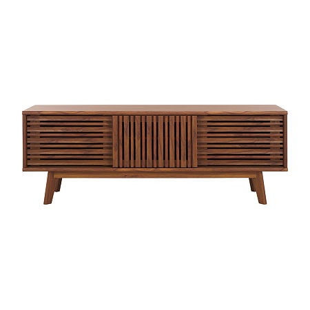 Click here for Esma 3 Door Media Stand - Walnut prices