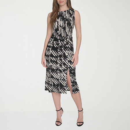Click here for Marc New York Womens Sleeveless Midi Abstract Shea... prices