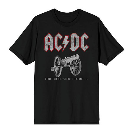 Click here for Mens Short Sleeve AC/DC Graphic T-Shirt  Small  Bl... prices