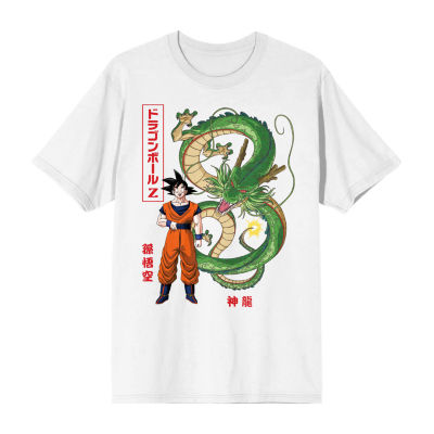 Novelty Mens Crew Neck Short Sleeve Relaxed Fit Dragon Ball Z Graphic T ...