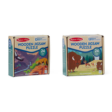 Click here for Melissa & Doug Npf 24 Piece Jigsaw Bundle 2-pc. Pu... prices