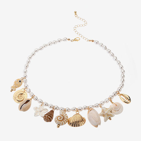 Click here for Bijoux Bar Womens 18 1/2 Inch Statement Necklace... prices