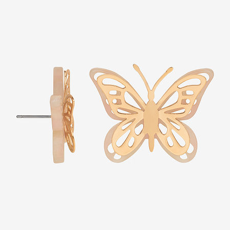 Click here for Bijoux Bar Delicates 29mm Butterfly Stud Earrings... prices