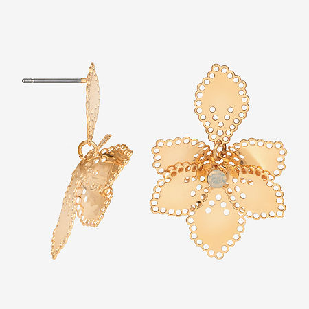 Click here for Bijoux Bar Delicates Womens White Opal Flower Drop... prices