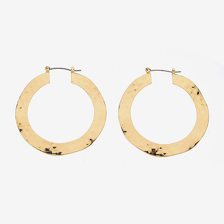 Click here for Bold Elements Womens 2 1/4 Inch Hoop Earrings  One... prices