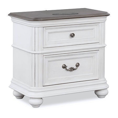 Click here for AVALON FURNITURE Lucia 2-Drawer Nightstand  One Si... prices
