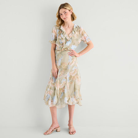 Click here for a.n.a Womens High Rise Midi A-Line Skirt  X-large... prices