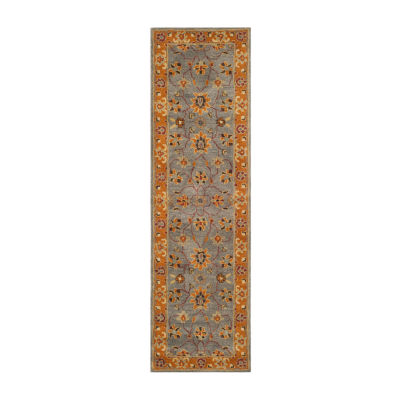 Safavieh Heritage Collection Vithya Oriental Runner Rug, Color: Blue ...