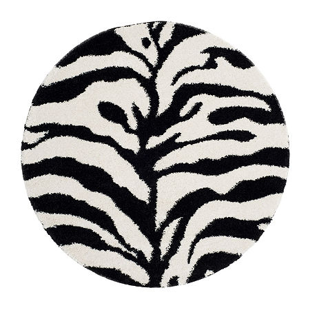Click here for Safavieh Shag Collection Lennox Animal Round Area... prices