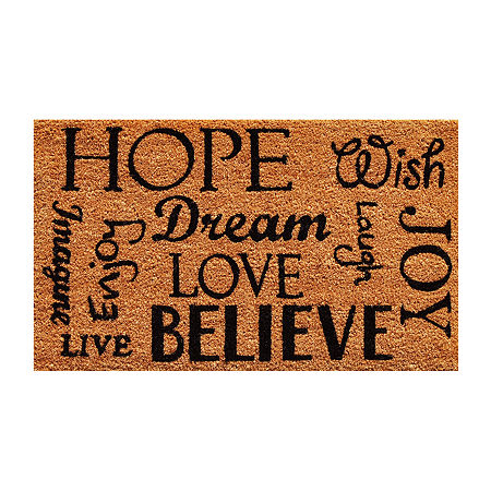 Click here for Calloway Mills Hope Dream Believe Outdoor Rectangu... prices