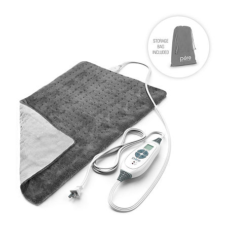 Pure Enrichment PureRelief Xl Plush Heating Pad - Gray