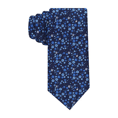 Click here for Stafford Floral Tie  One Size  Green prices