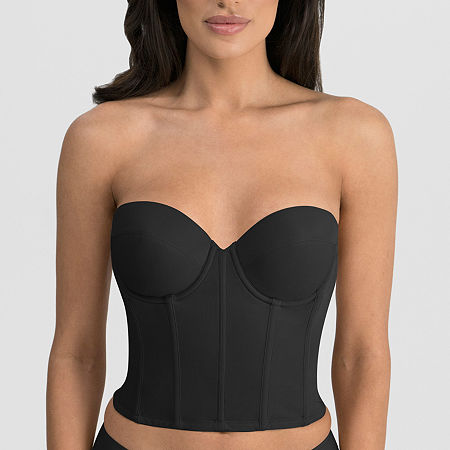 Dominique Brie Backless Strapless Bra  6380 - Black