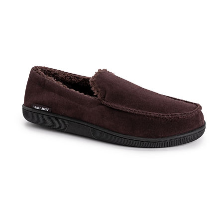Click here for Muk Luks Mens Moccasin Slippers  Medium  Brown prices