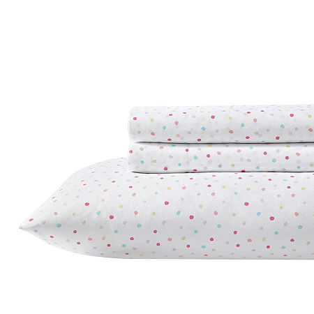 Laura Ashley Kids Microfiber 3 Piece Sheet Set  Twin Xl - Confetti