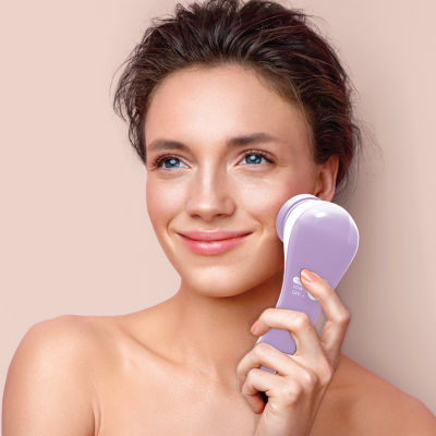 6Pc Sonic Facial Massage & Exfoliating Set BEL-BL403PC, Color: Piurple ...