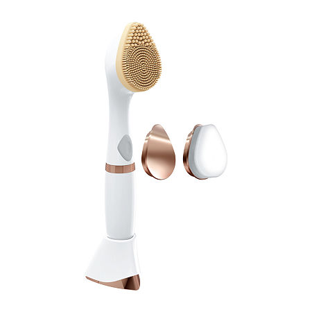 Click here for 3-In-1 Massaging Beauty Brush  One Size  White prices