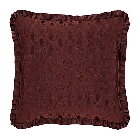 J Queen New York La Boheme Sham  European - Maroon
