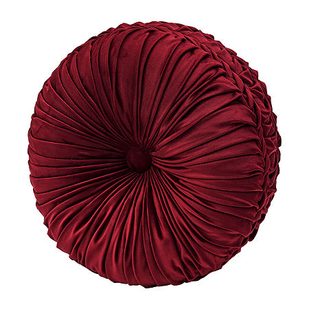 Click here for Five Queens Court Bordeaux Tufted Round Decorative... prices