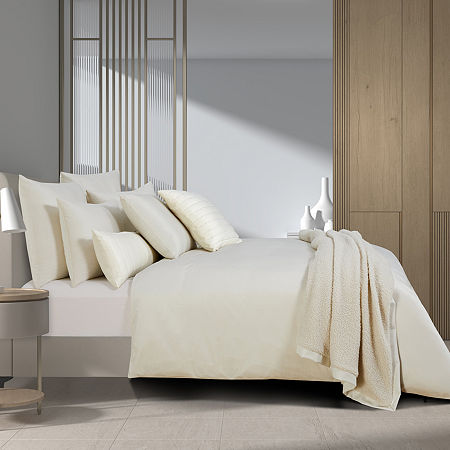 Oscar Oliver Valencia Duvet Cover 3-Pc. Set  King/California King - Cream