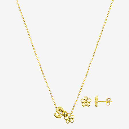 Click here for Bijoux Bar Delicates Womens Flower 2-pc. Jewelry S... prices
