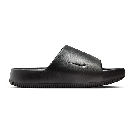 Click here for Nike Mens Calm Slide Sandals from Finish Line - Bl... prices