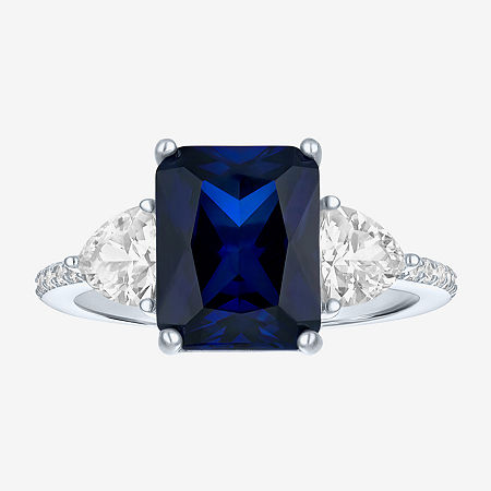Click here for Womens Lab Created Blue Sapphire Sterling Silver S... prices