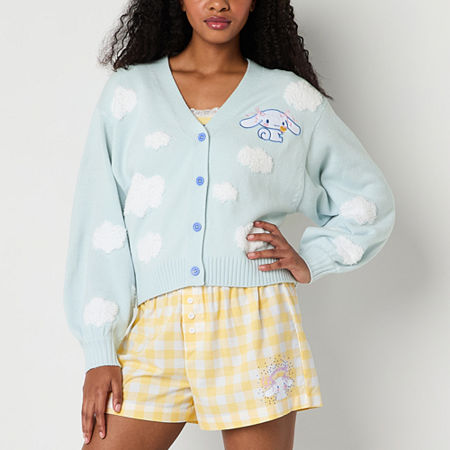 Click here for Cinnamaroll Clouds Womens V Neck Long Sleeve Butto... prices