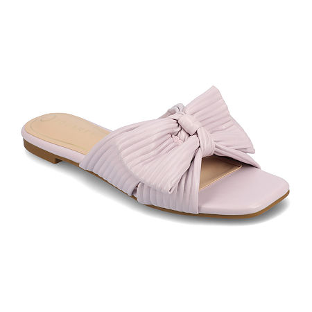 Click here for Journee Collection Womens Serlina Bow Flat Sandals... prices