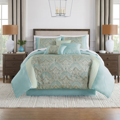 Broadhaven Sterling 7-pc. Embellished Embroidered Comforter Set, Color ...