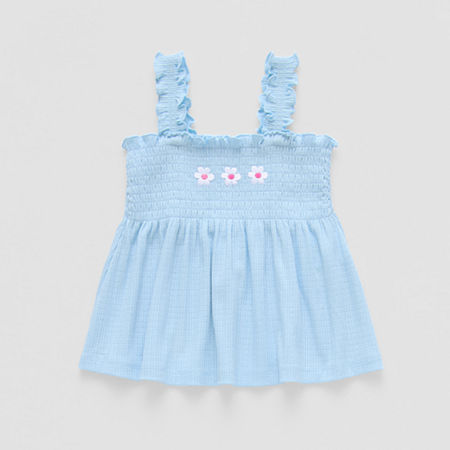 Click here for Okie Dokie Baby Girls Square Neck Sleeveless Tank... prices