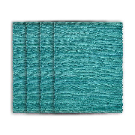 Click here for LR Home Aya Bohemian 4 Pack Placemat  One Size  Bl... prices