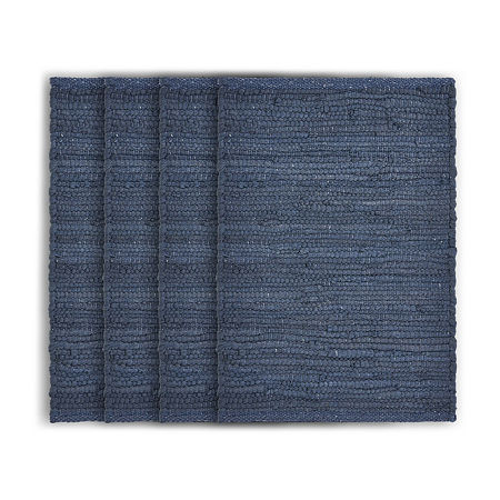 Click here for LR Home Aya Bohemian 4 Pack Placemat  One Size  Bl... prices