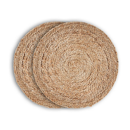 Click here for Lr Home Garry Striped 2-pc. Placemat  One Size  Wh... prices