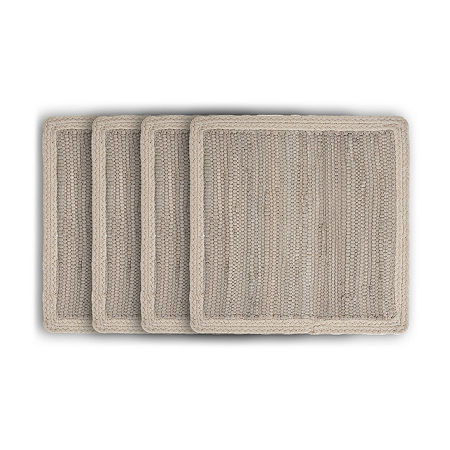 Click here for Lr Home Iris Border 4 Pack Placemat  One Size  Sil... prices