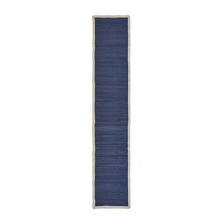 Click here for Lr Home Lucia Woven Table Runner  One Size  Blue prices