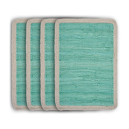 Click here for Lr Home Daisy Woven Table Runner  One Size  Blue prices