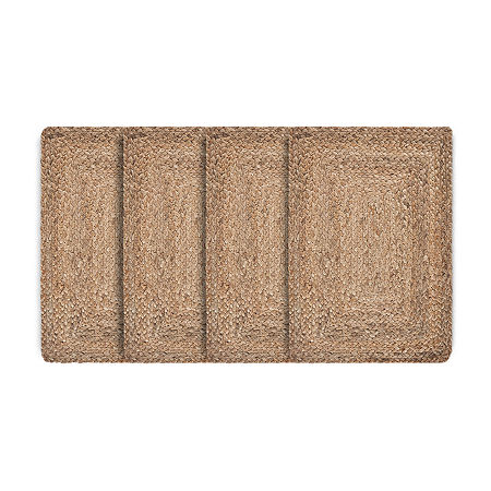Click here for Lr Home Emily Striped 4 Pack Placemat  One Size  W... prices