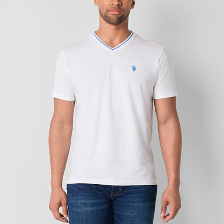 Click here for U.S. Polo Assn. Tipped Stretch Mens V Neck Short S... prices